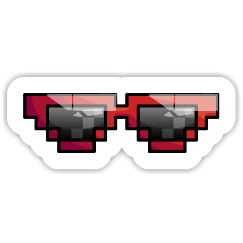Red Pixel Glasses | Party Parrot World | Fandom