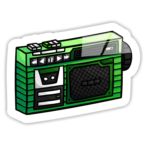 Green Boombox | Party Parrot World | Fandom
