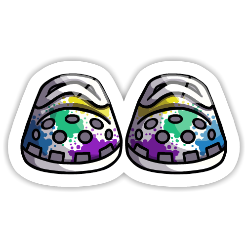 Paint Splat Summer Shoes | Party Parrot World | Fandom