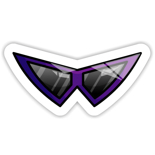 Purple Spiky Sunglasses | Party Parrot World | Fandom