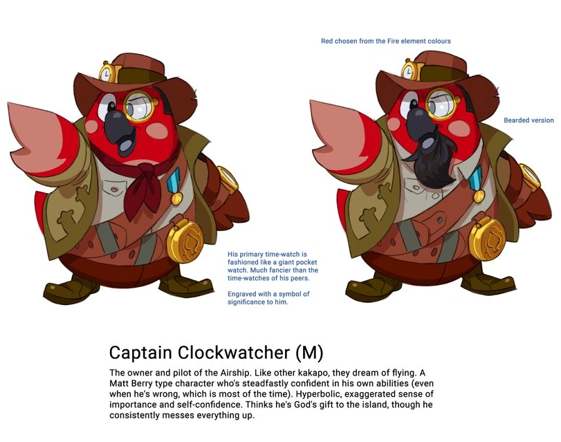 Captain Clockwatcher | Party Parrot World | Fandom