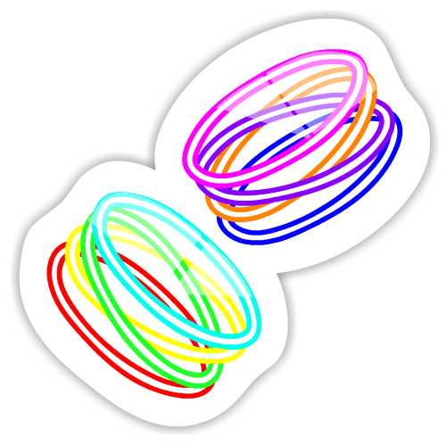 Retro Neon Bracelets | Party Parrot World | Fandom