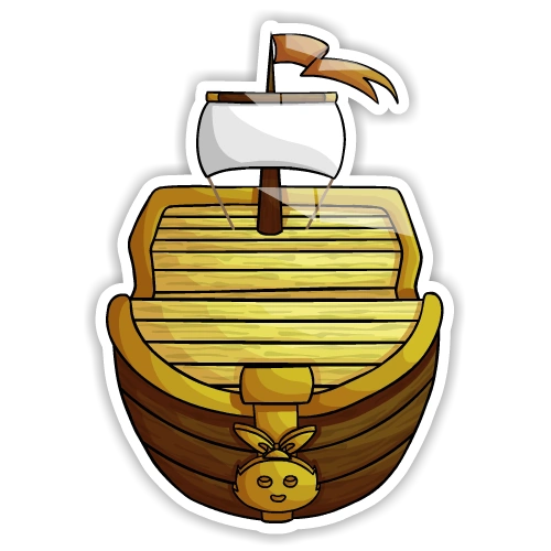 Golden Pirate Ship | Party Parrot World | Fandom