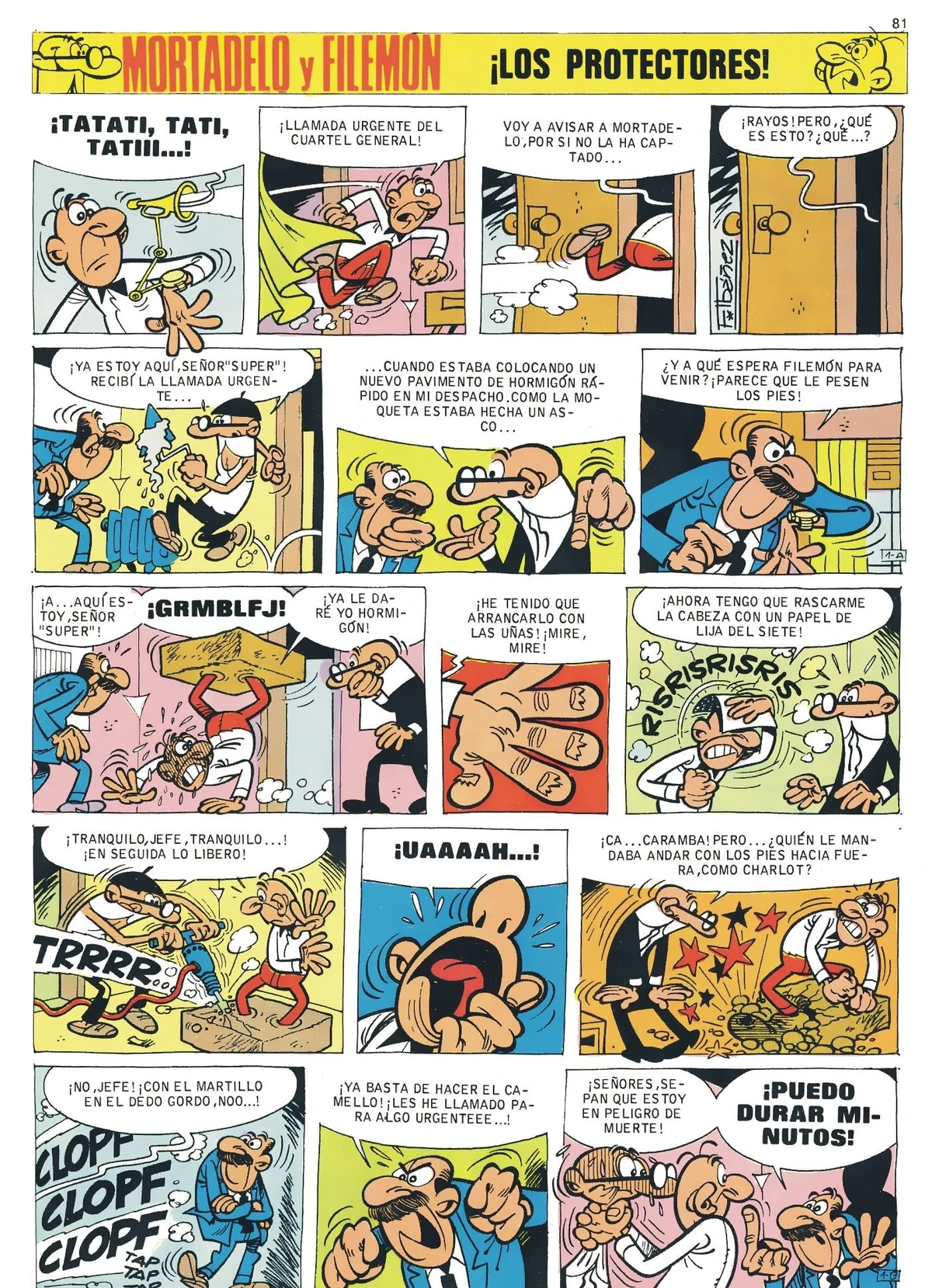Galería: Los protectores | Mortadelo y Filemón Wiki | Fandom
