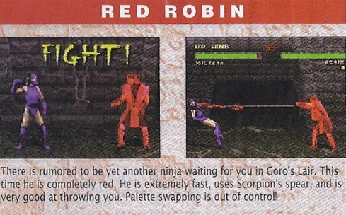 Red Robin | Wiki Mortal Kombat vs Steet Figther | Fandom