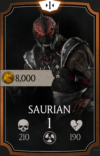 Saurian Mortal Kombat X Mobile Wikia Fandom