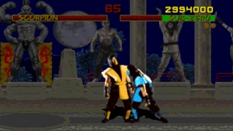 how to do sub zero fatality mk1