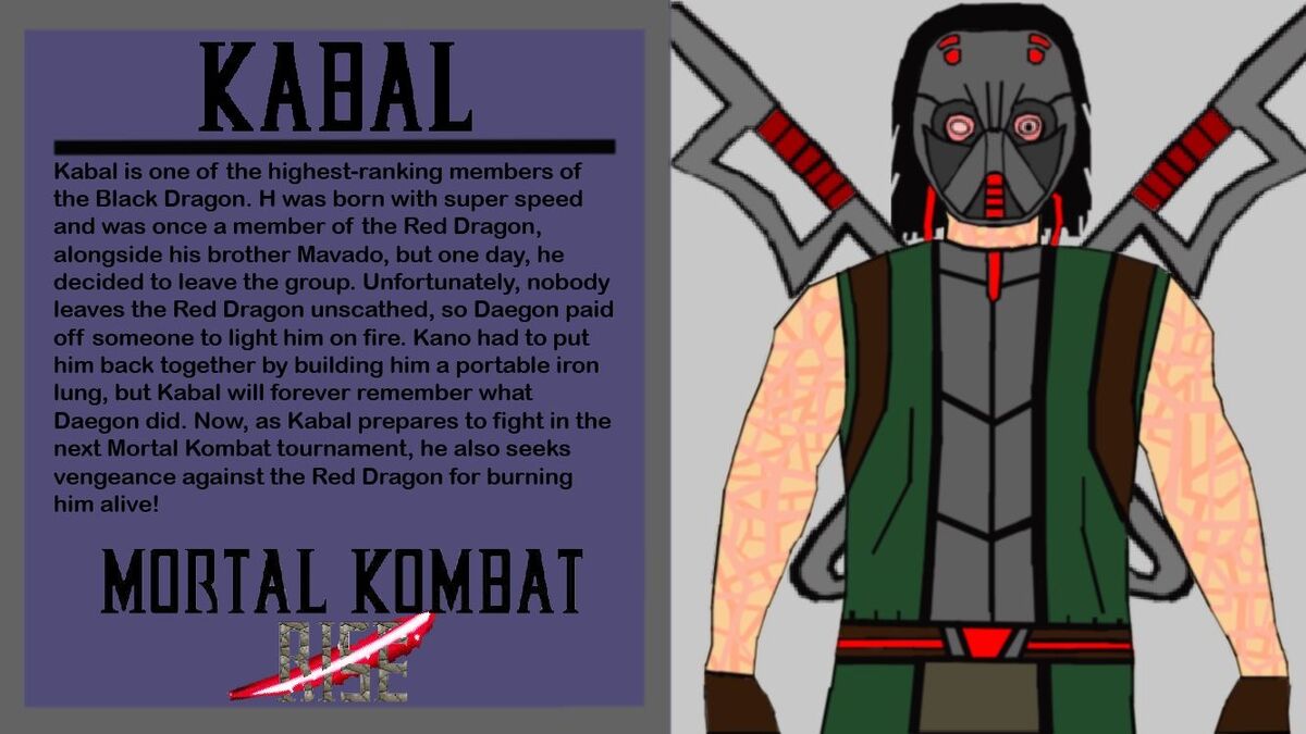 Kabal (Mortal Kombat: Rise) | Mortal Kombat Fanon Wiki | Fandom