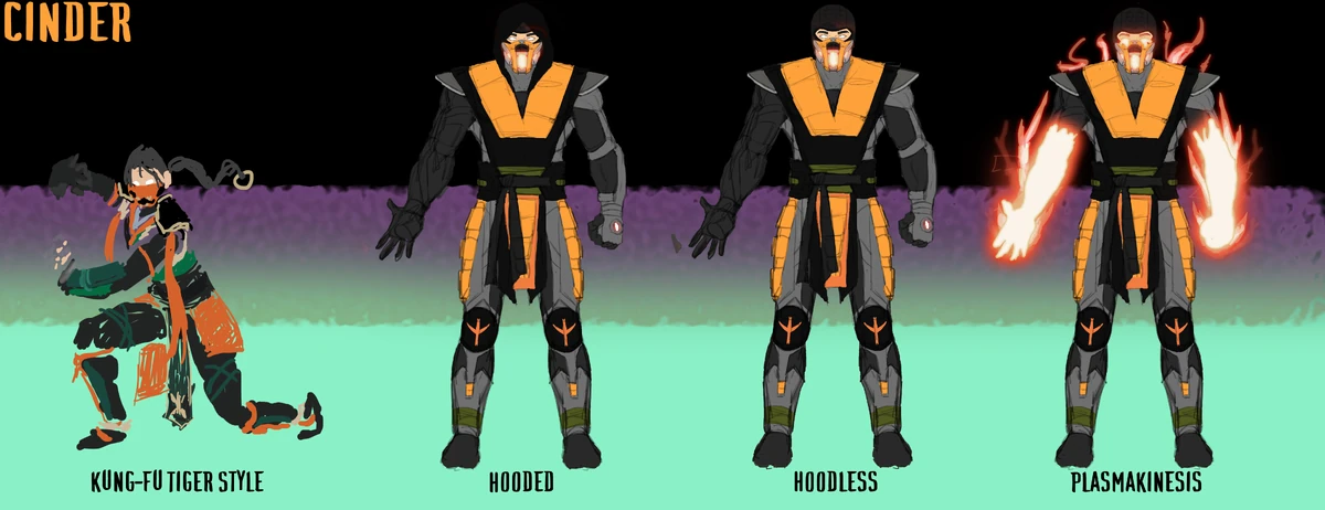 Cinder (Shen Naing Lee) | Mortal Kombat Fanon Wiki | Fandom