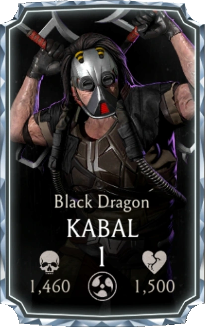 Kabal/Black Dragon | Mortal Kombat Mobile Wikia | Fandom