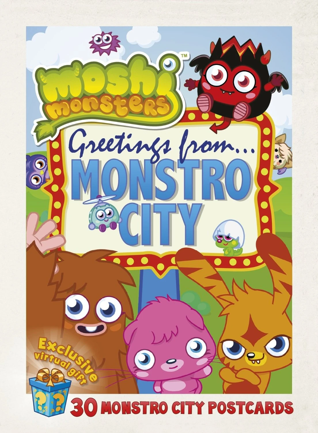 Monstro City Postcard Book | Moshi Monsters Wiki | Fandom