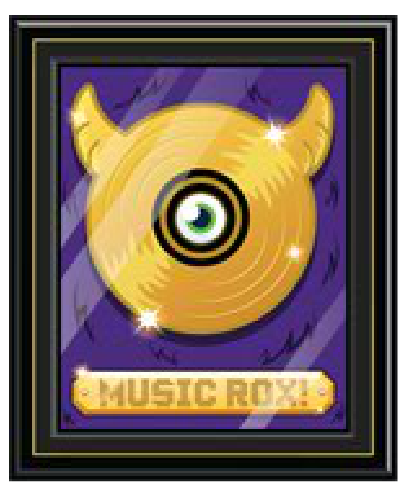 Music Rox Gold Disc | Moshi Monsters Wiki | Fandom