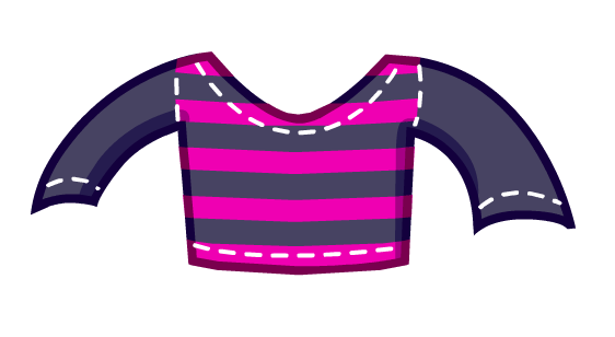 Purple Stripey Top | Moshi Monsters Wiki | Fandom