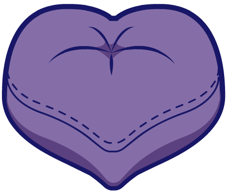 Heart-shaped Beanbag | Moshi Monsters Wiki | Fandom