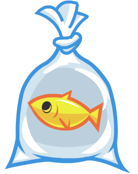 Moshling Theme Park Fish in a Bag | Moshi Monsters Wiki | Fandom