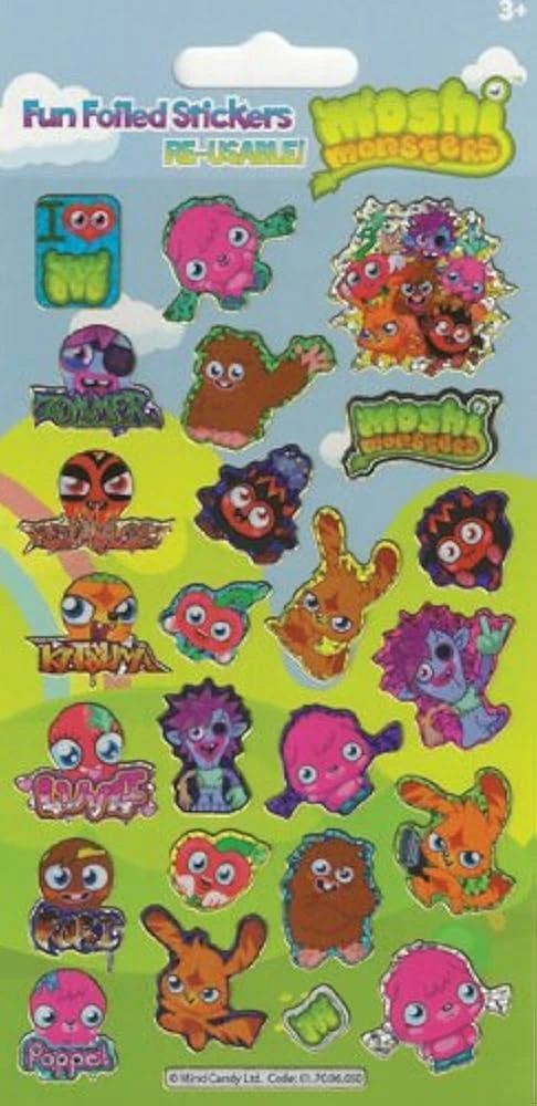 Sticker Sheets | Moshi Monsters Wiki | Fandom