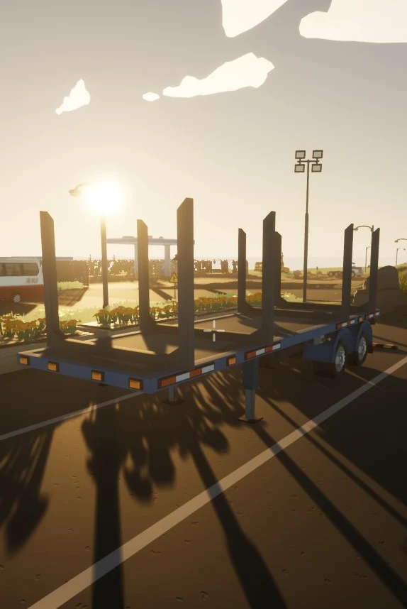 30 Foot Log Trailer (Removed) | Motor Town: Behind the Wheel Wiki | Fandom