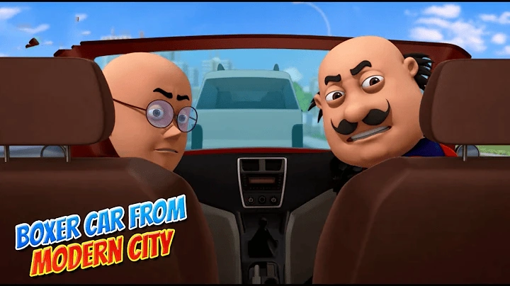Boxer Car From Modern City | Motu Patlu Wiki | Fandom
