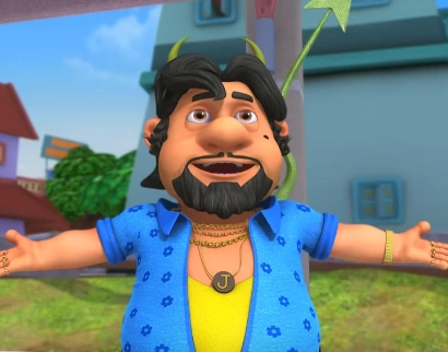 Evil Chameleon Controlled John | Motu Patlu Wiki | Fandom