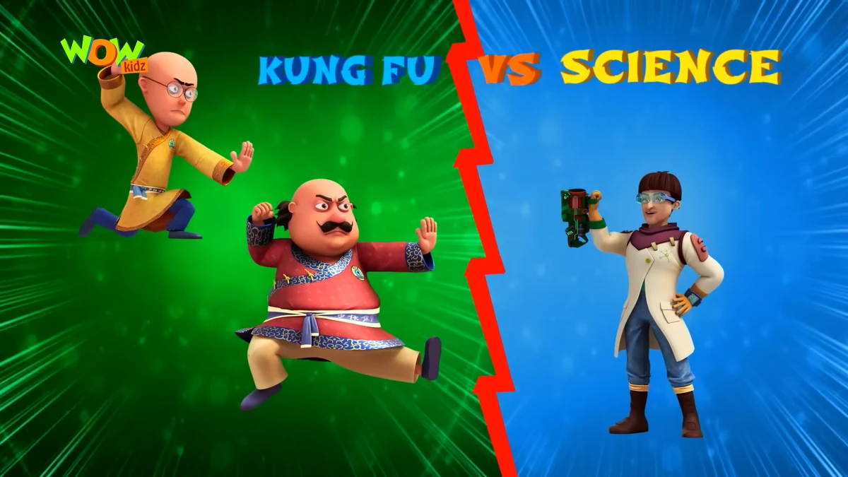 Kung Fu VS Science | Motu Patlu Wiki | Fandom