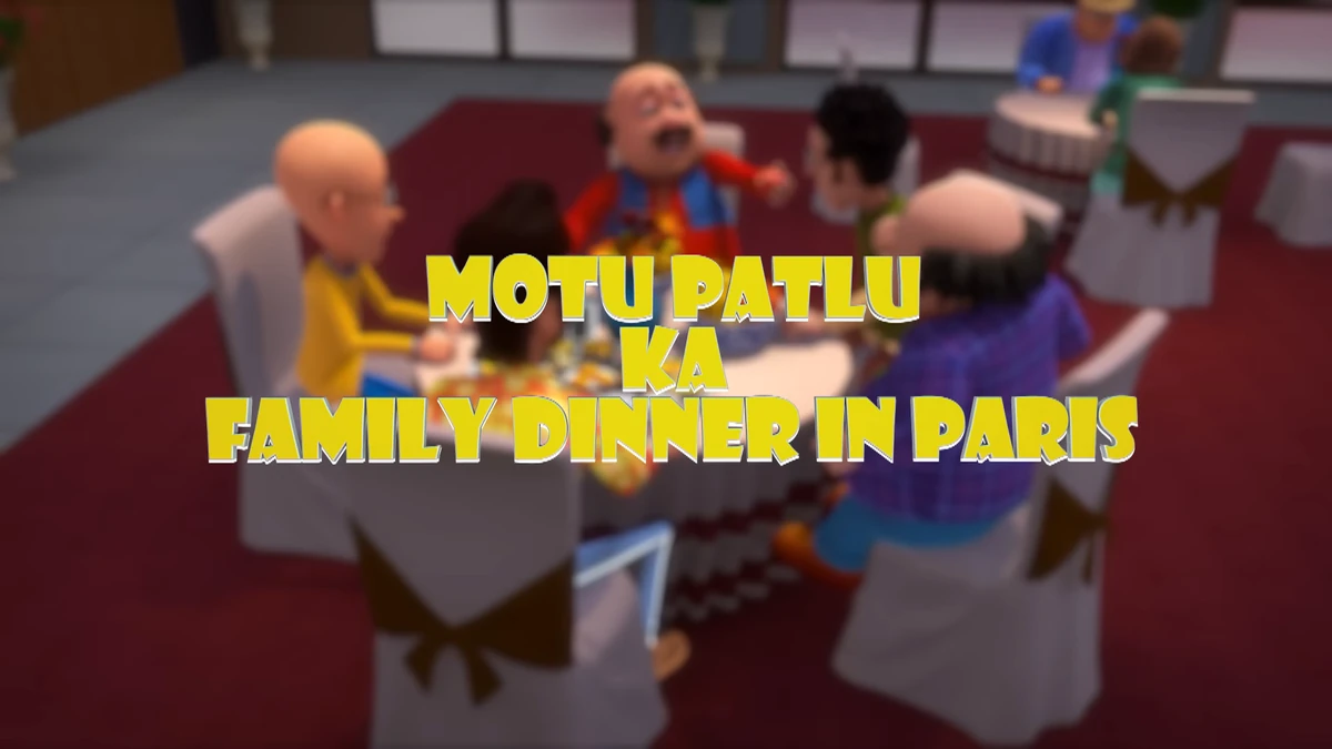 Motu Patlu Ka Family Dinner In Paris | Motu Patlu Wiki | Fandom