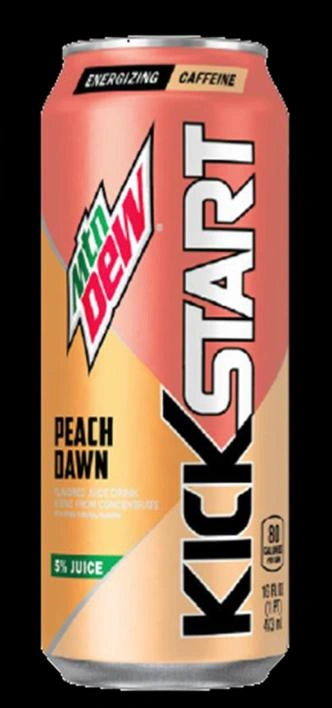 Kickstart (Energizing Wild Peach / Peach Dawn) | Mountain Dew Wiki | Fandom