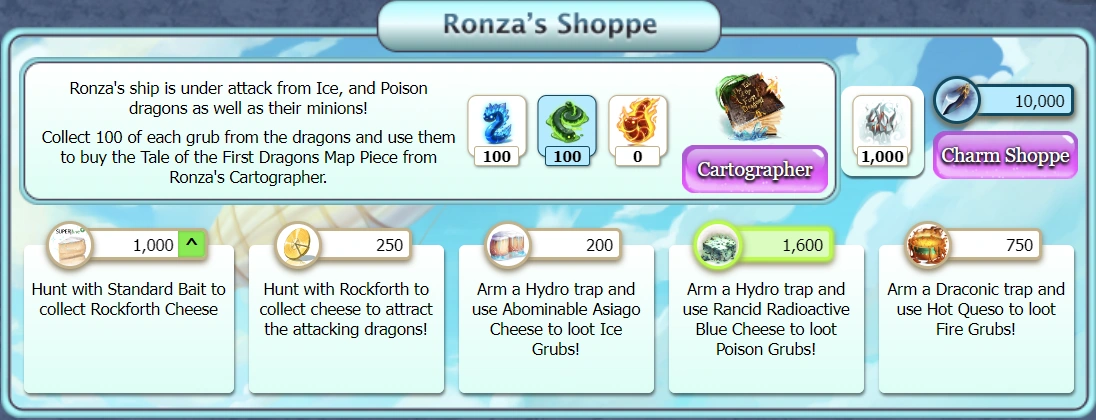 Ronza's Traveling Shoppe 2024 | MouseHunt Wiki | Fandom