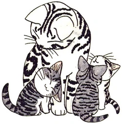 chi cat coloring pages