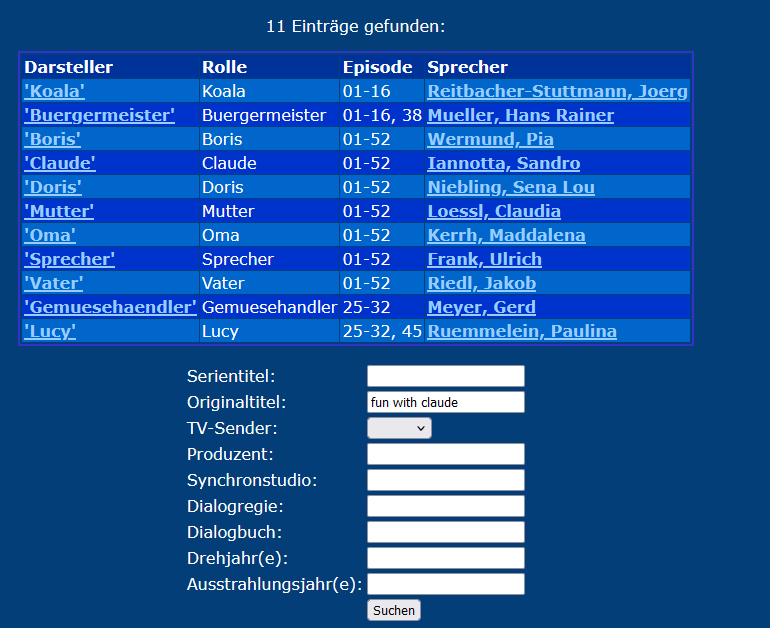 Fun with Claude | Moviestars Programs 1965-2021 Wiki | Fandom