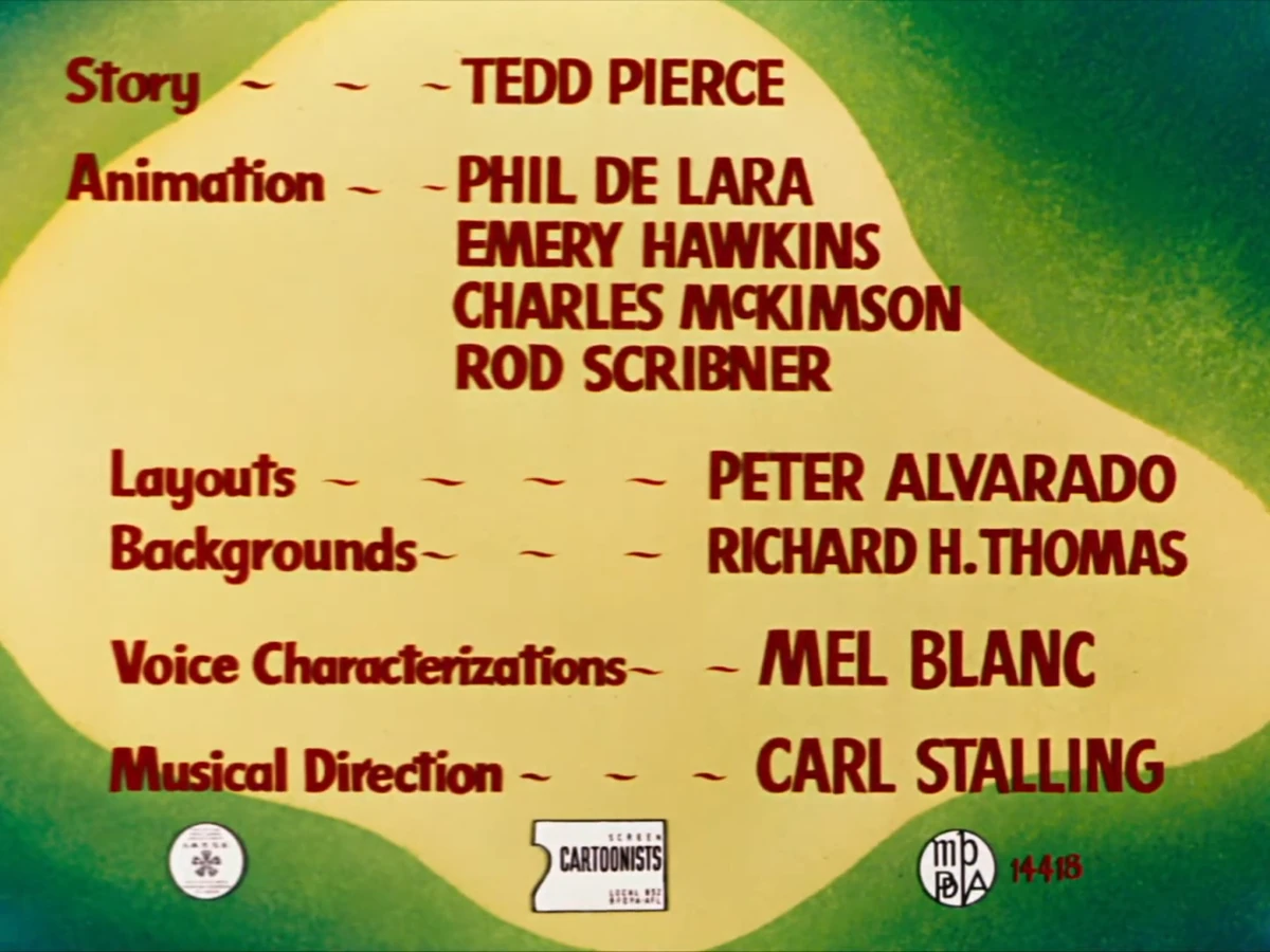 1952/Short Film Variants | MPAA (Motion Picture Association of America ...