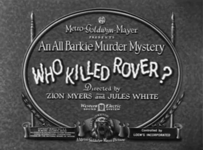 1930s/Short Film Variants | MPAA (Motion Picture Association of America ...