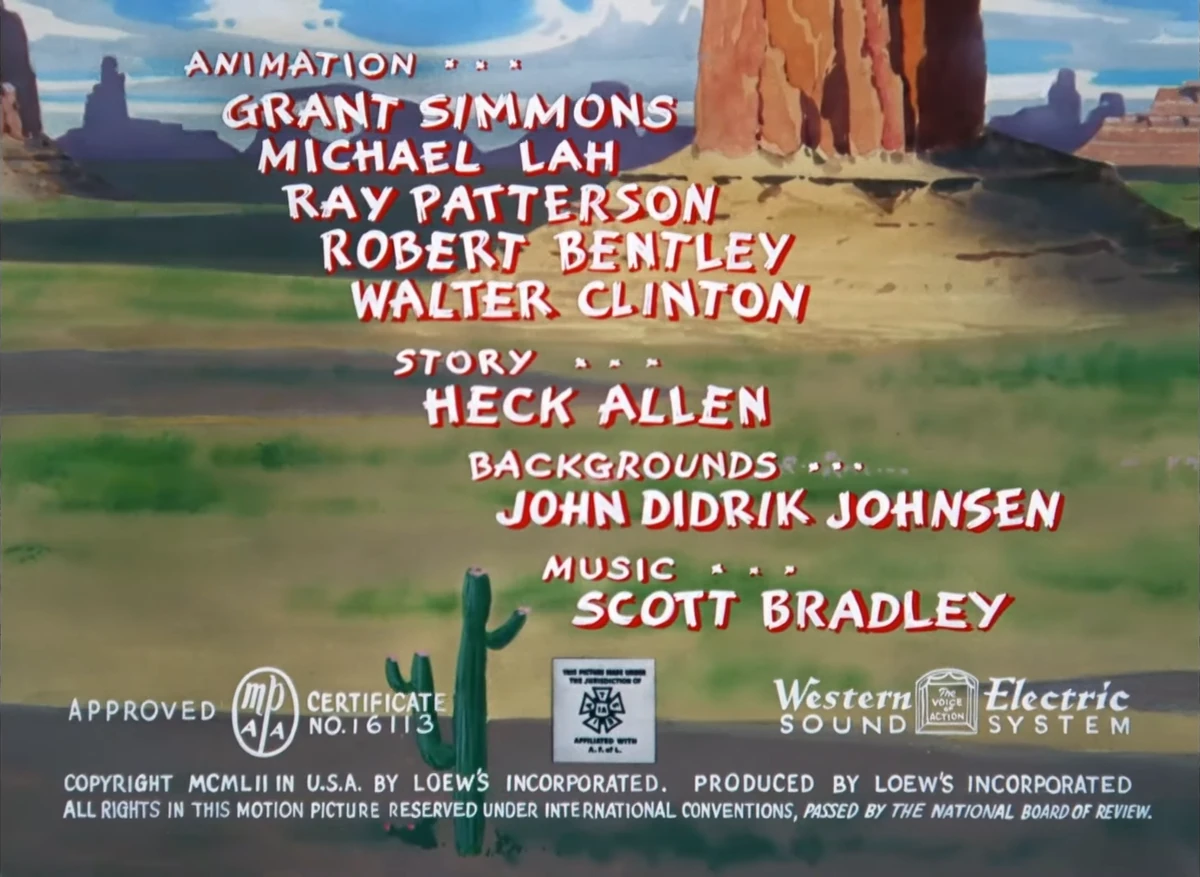 1954/Short Film Variants | MPAA (Motion Picture Association of America ...