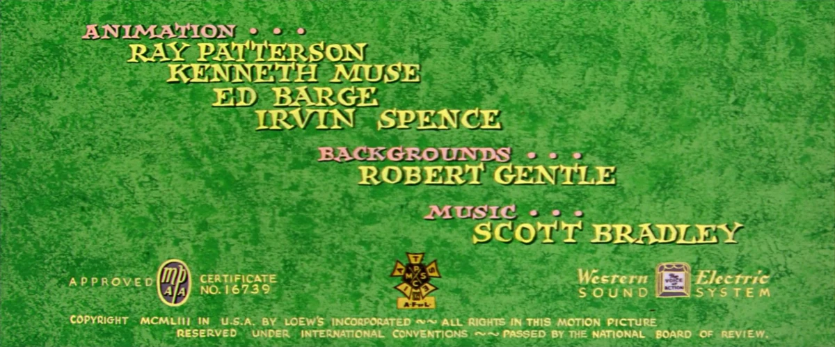 1955/Short Film Variants | MPAA (Motion Picture Association of America ...