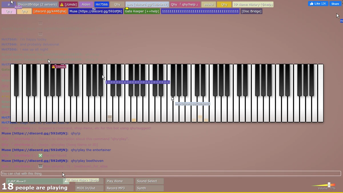 Sockets | Multiplayer Piano Wikia | Fandom