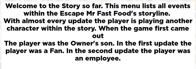 Story So Far | Mr Fast Food's World Wiki | Fandom