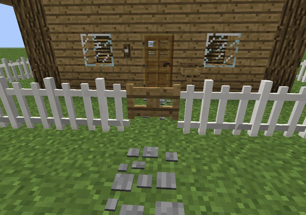 how to make minecraft fence