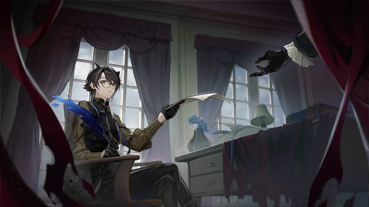 Phantom & Crimson Solitaire ending: Silent Chapter | Arknights Wiki ...