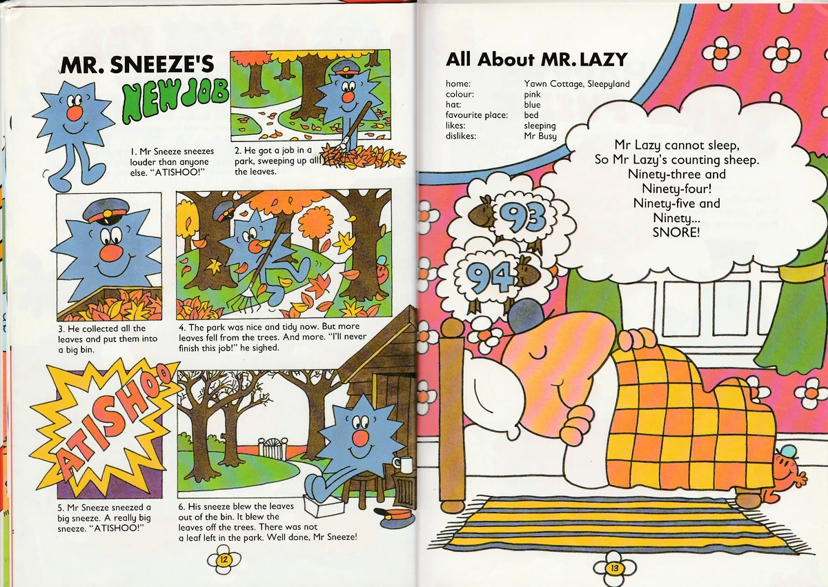 Mr. Sneeze's New Job | Mr. Men Wiki | Fandom