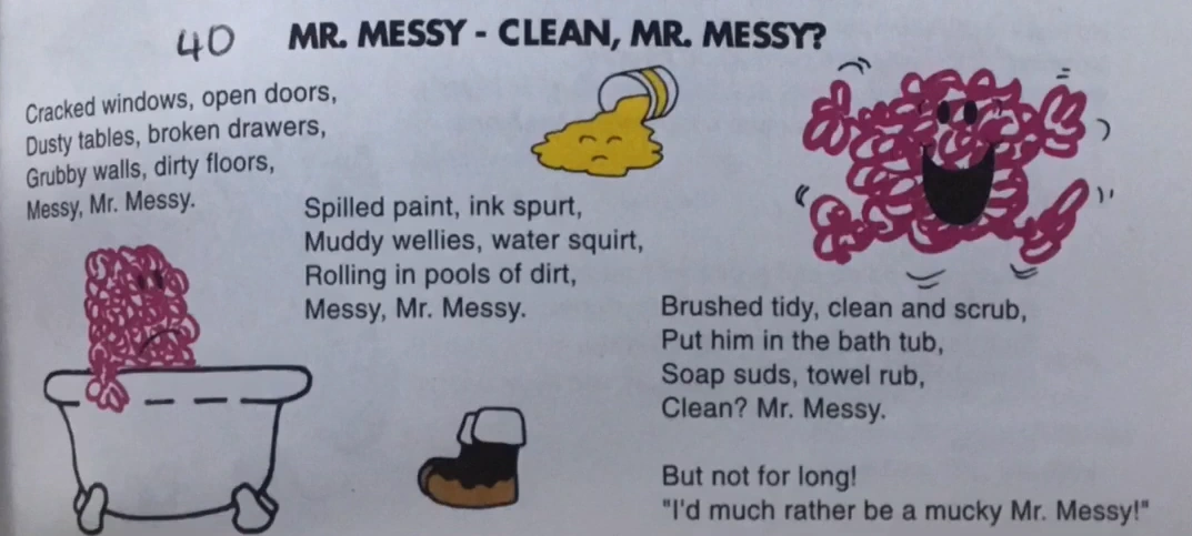Clean Mr. Messy | Mr. Men Wiki | Fandom