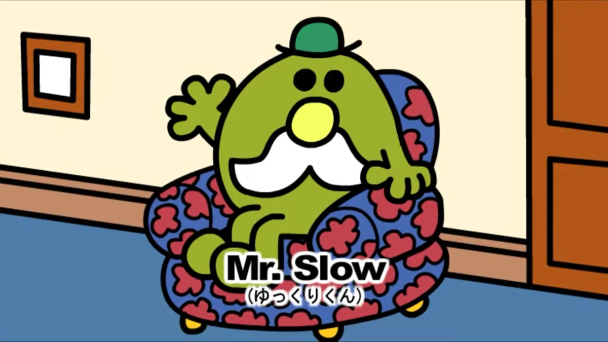 Mr. Slow (Kawaii Remake) | Mr. Men Wiki | Fandom