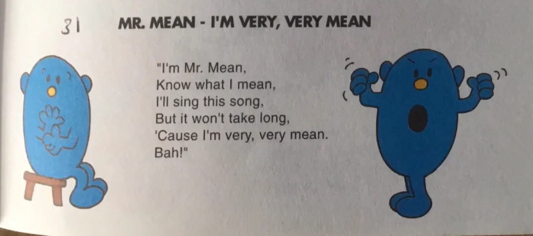 I'm Very Very Mean | Mr. Men Wiki | Fandom