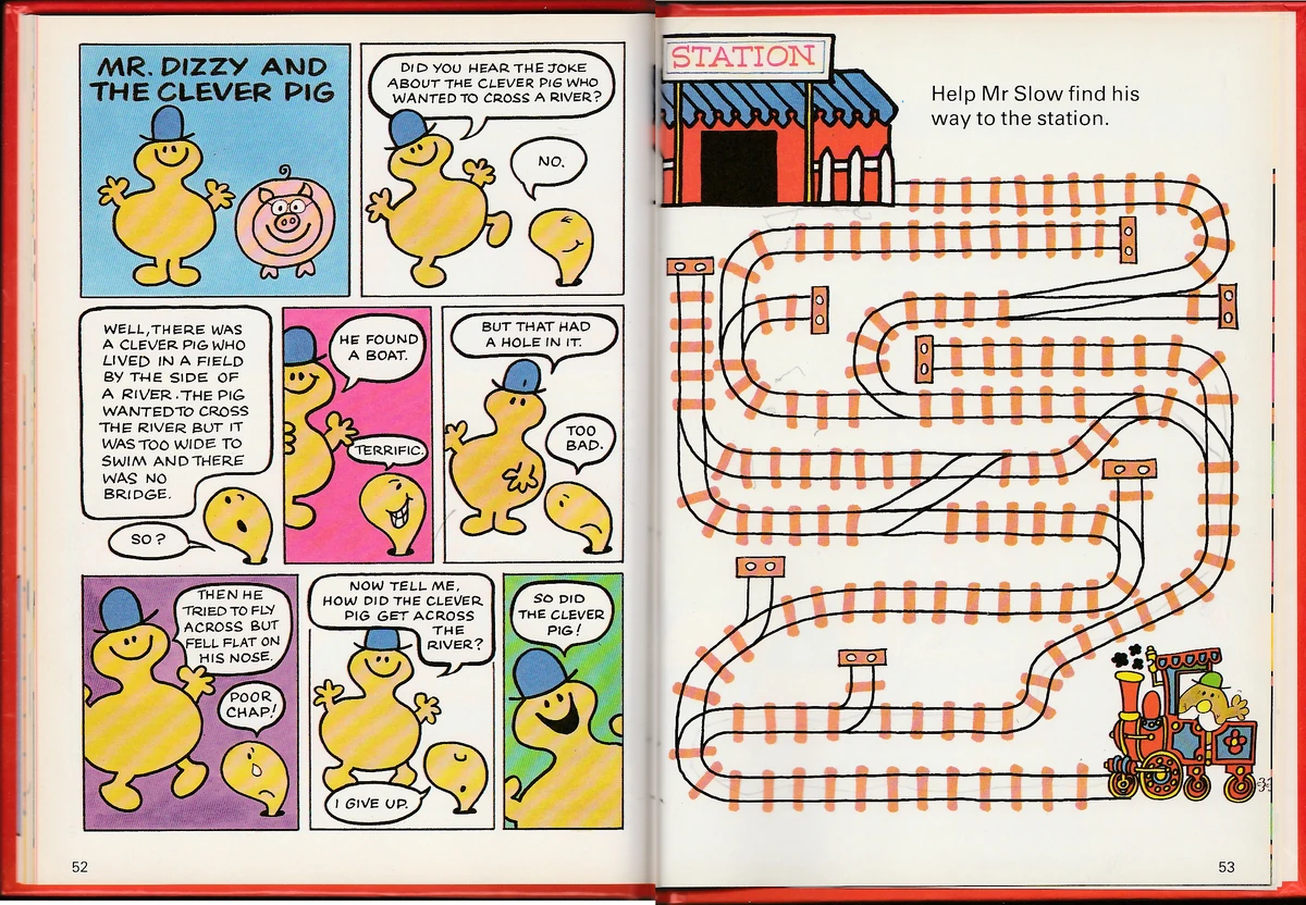 Mr. Dizzy and the Clever Pig | Mr. Men Wiki | Fandom