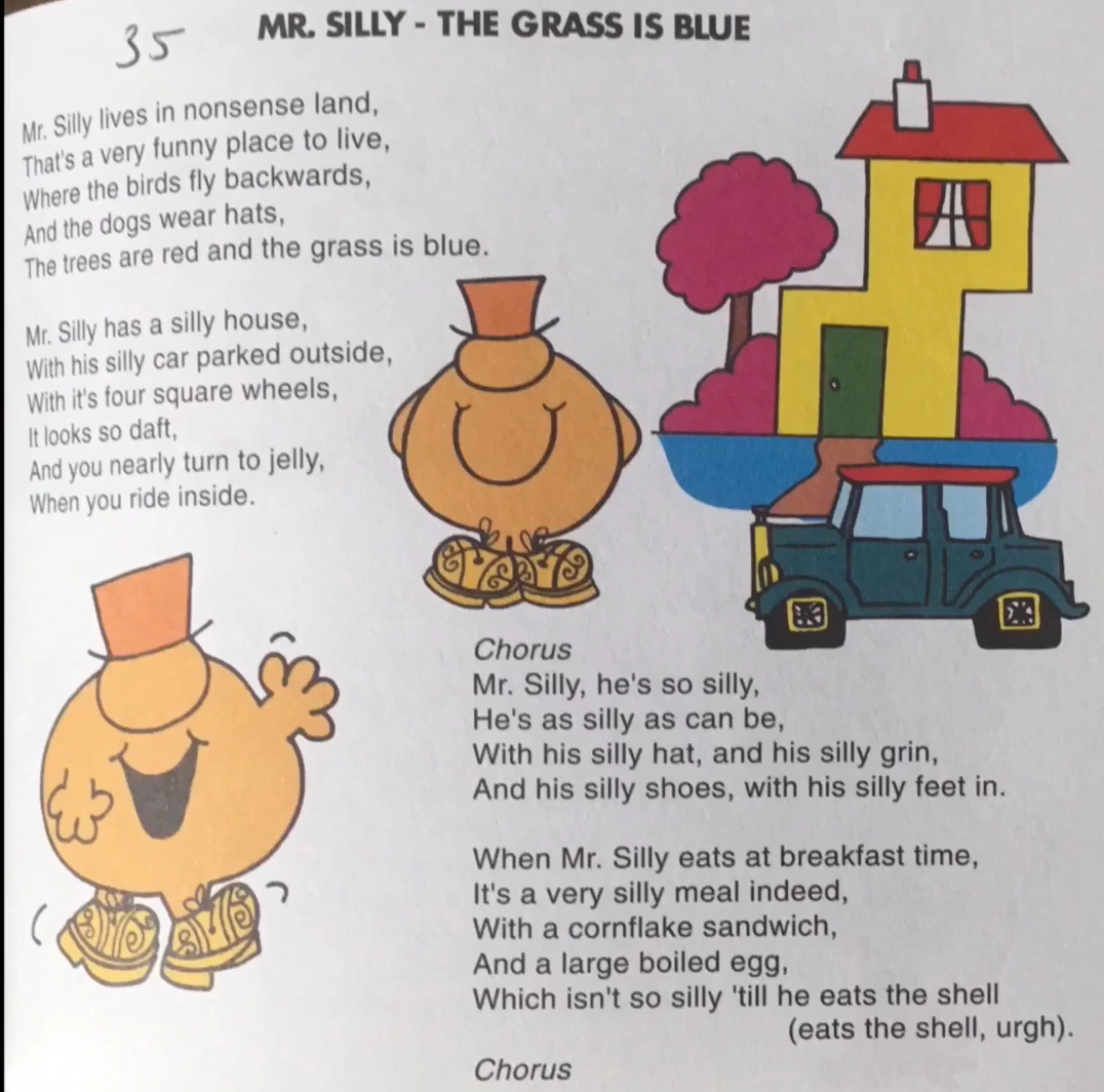 The Grass is Blue | Mr. Men Wiki | Fandom