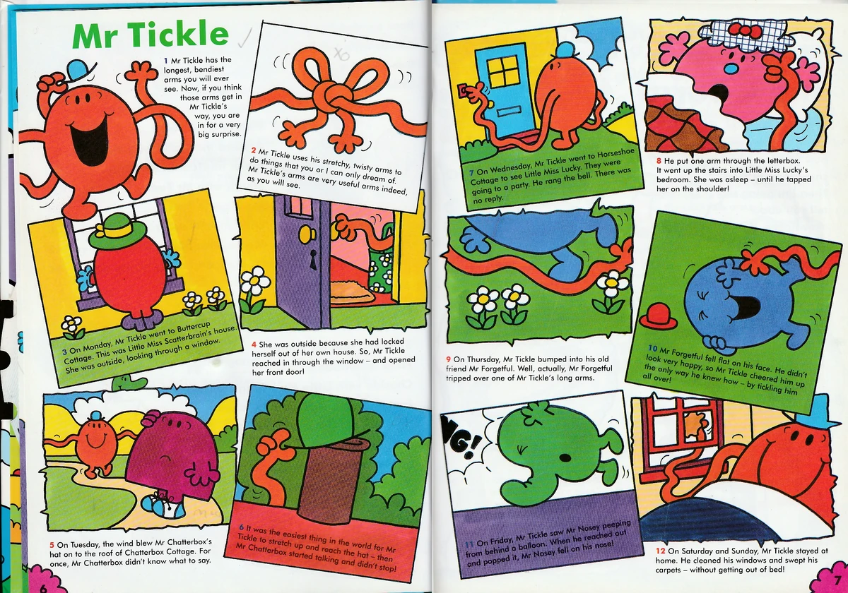 Mr. Tickle (1998 Annual Story) | Mr. Men Wiki | Fandom