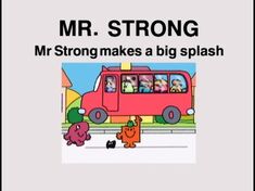 Mr. Strong Makes a Big Splash | Mr. Men Wiki | Fandom