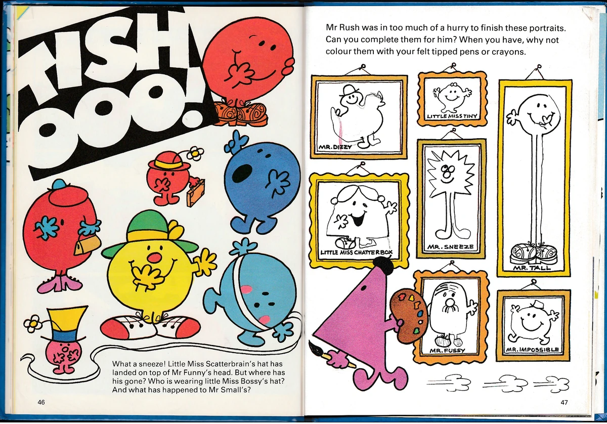 Mr. Rush's Finish off the Mr. Men and Little Misses | Mr. Men Wiki | Fandom