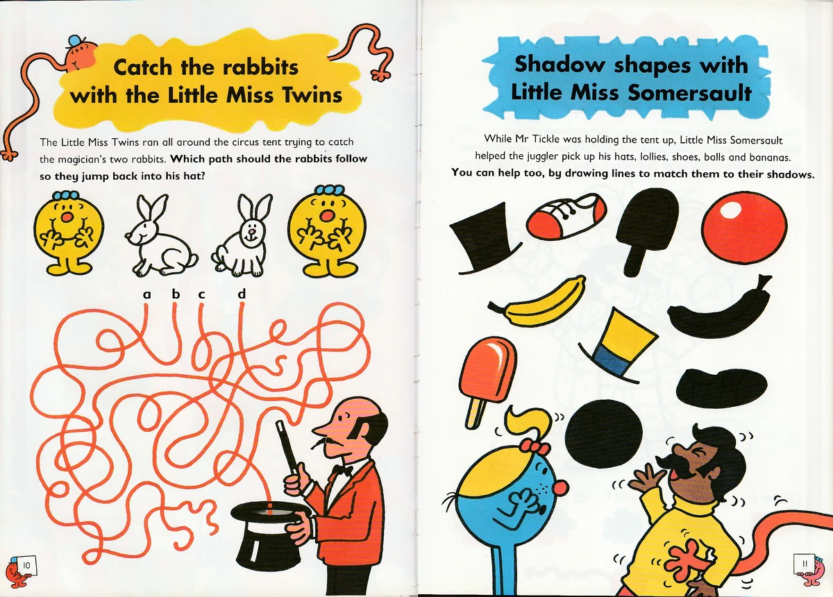 Catch the Rabbits with Little Miss Twins | Mr. Men Wiki | Fandom
