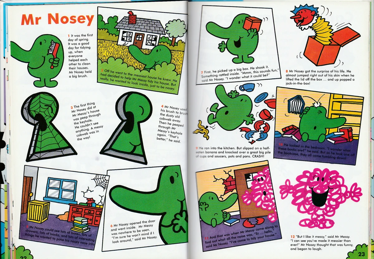 Mr. Nosey (1998 Annual Story) | Mr. Men Wiki | Fandom