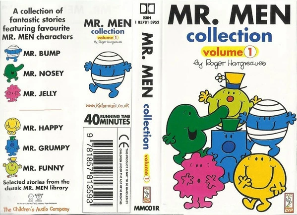 Mr. Men Collection Volume 1 (Cassette) | Mr. Men Wiki | Fandom