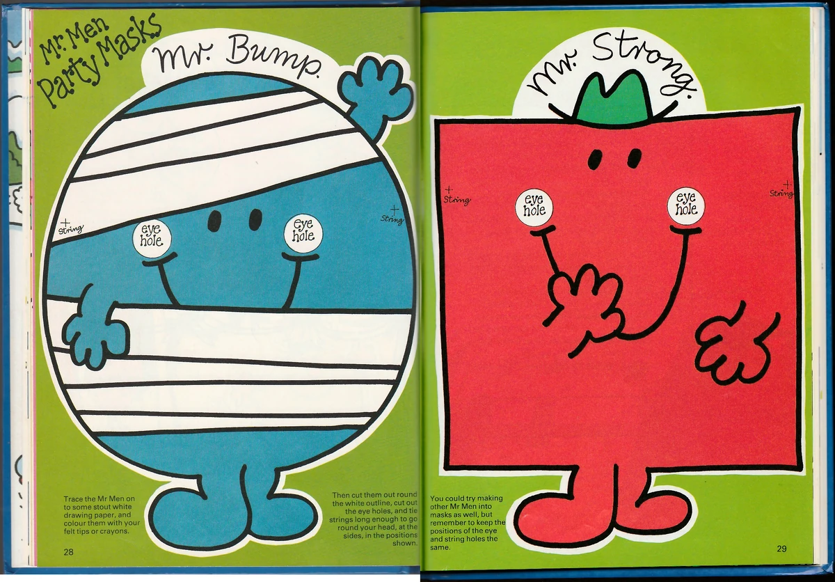 Mr. Men Party Masks | Mr. Men Wiki | Fandom